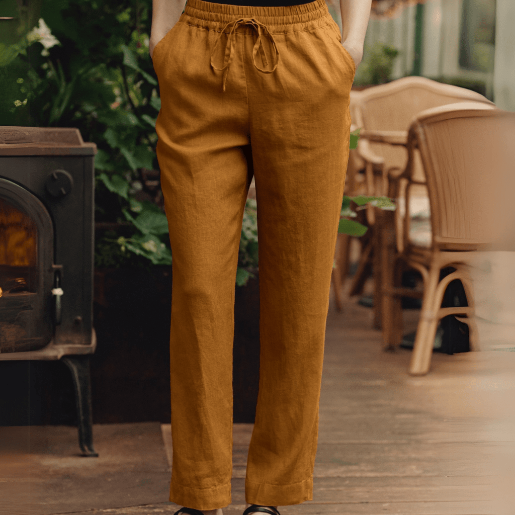 Leinenhose Octave, Bronze | Linen Tales – Linen Tales Germany